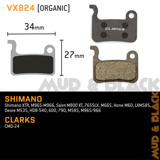 Buy MTB, Hybrid disc brake pad for Shimano, Clarks hydraulic brakes ...
